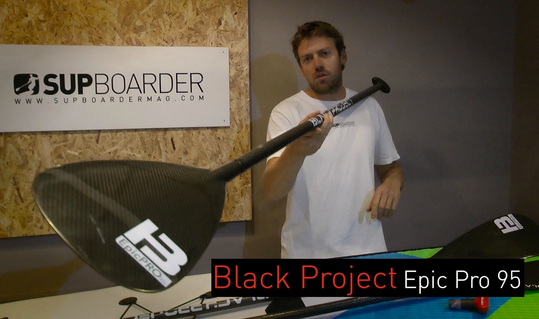 Black Project Epic Pro 95 review / Premium Carbon Paddle - SUPboarder ...