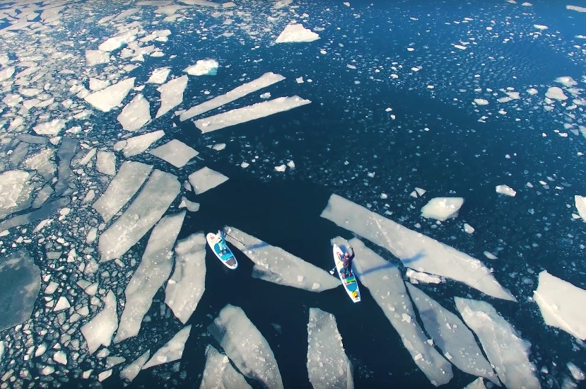 SUPing in the ice in Russia - truly stunning - SUPboarder Magazine
