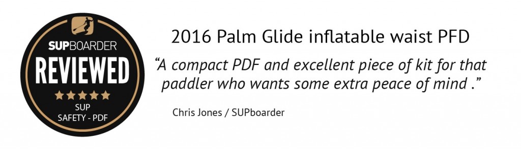 Palm Glide Inflatable Waist PFD review - SUPboarder Magazine