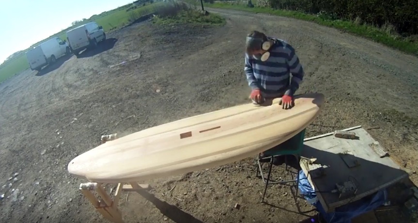 Making a wooden SUP - If only it was this fast! - SUPboarder Magazine