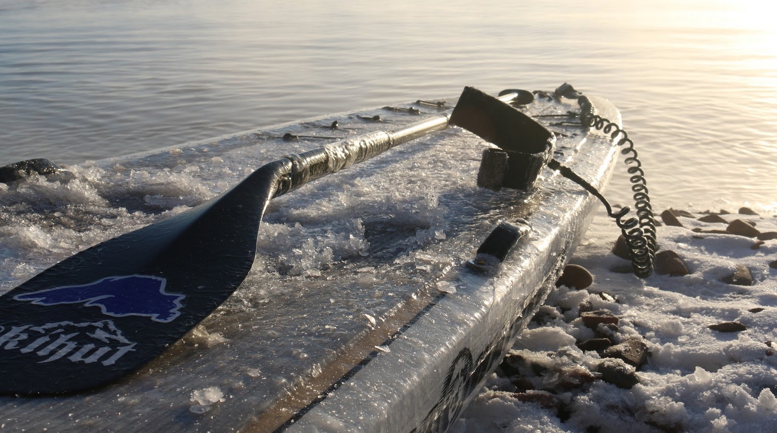 Jared Munch SUPing Lake Superior - SUPboarder Magazine