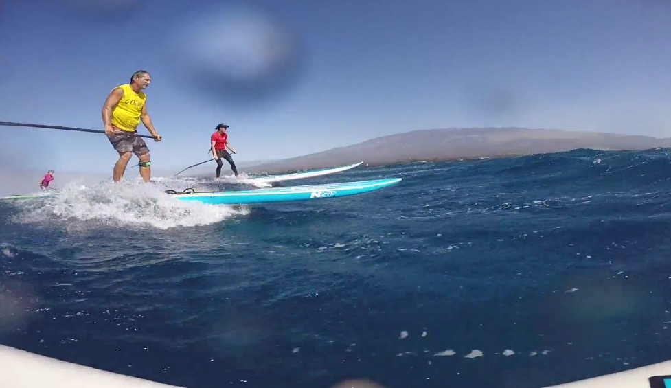 The speed of SUPing downwind with Riggs - SUPboarder Magazine