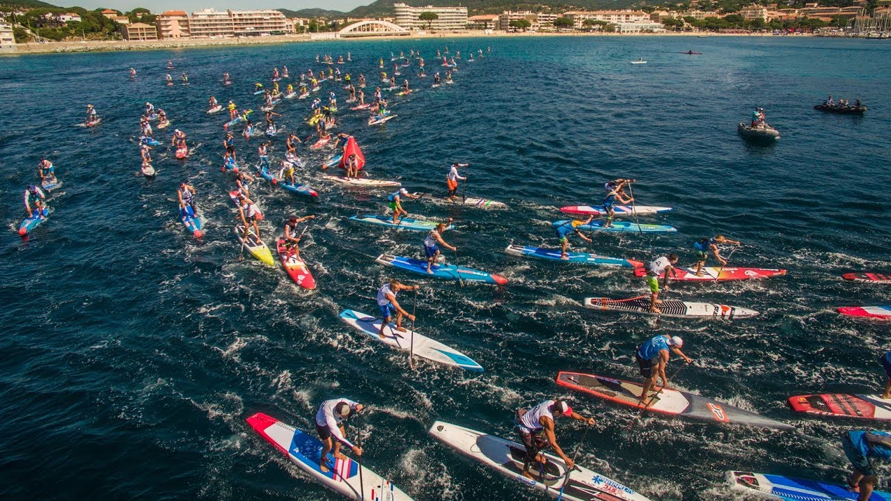 An aerial angle on the Sainte Maxime Long Distance race - SUPboarder ...