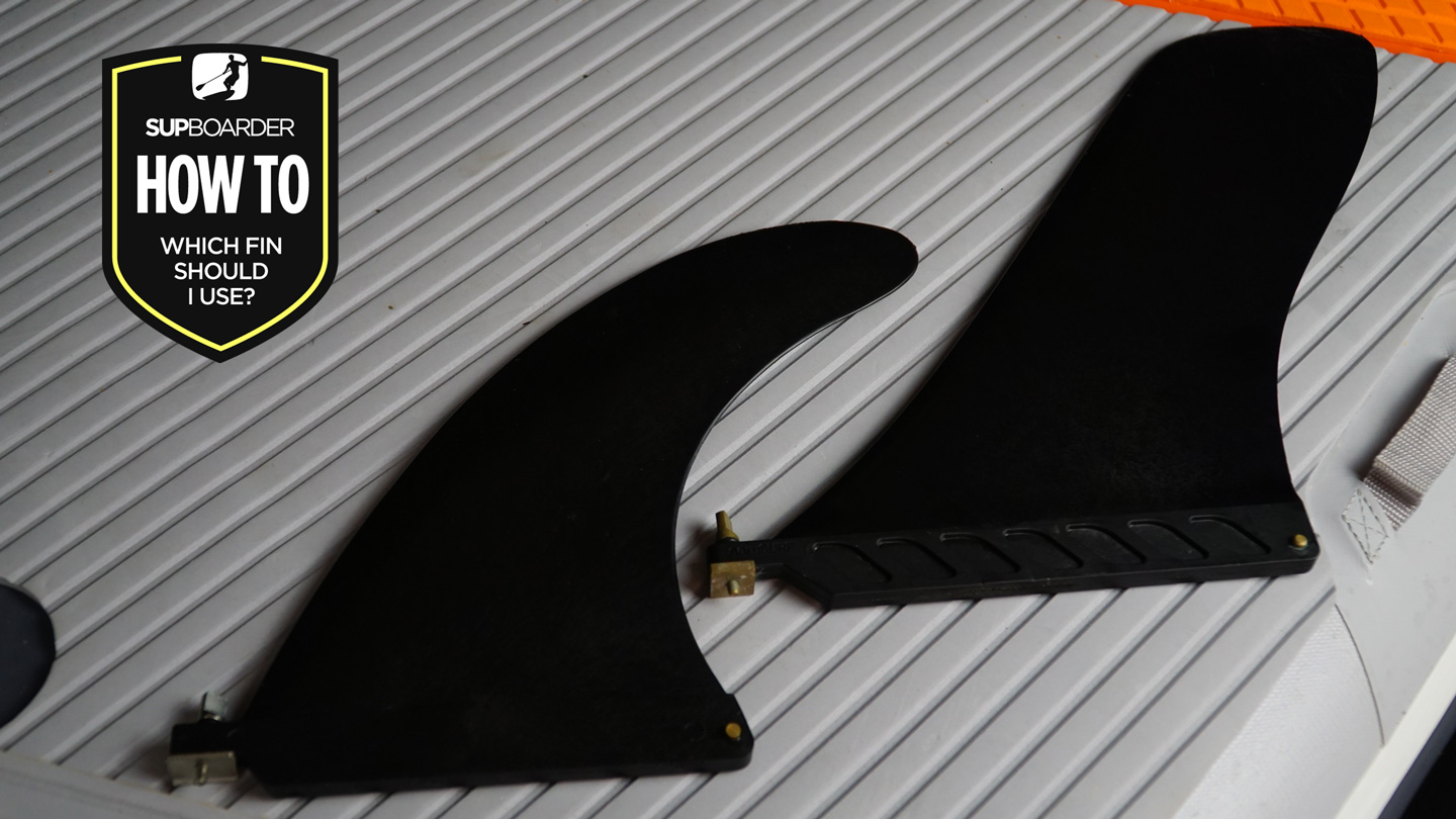 Which SUP fin should I use? Do you know the difference? / How to video ...