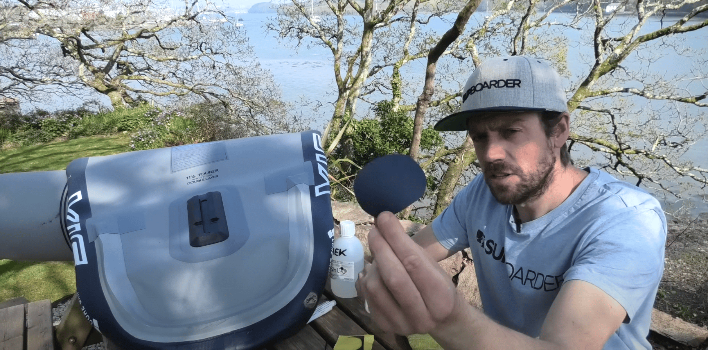 Fixing your iSUP, basic rail patch repair / SUPboarder video ...