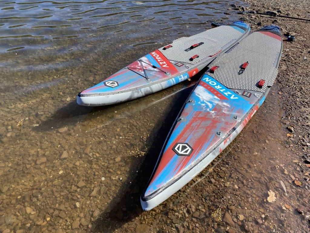 Aztron Meteor race boards compared and we talk 12’6" or 14' race board ...