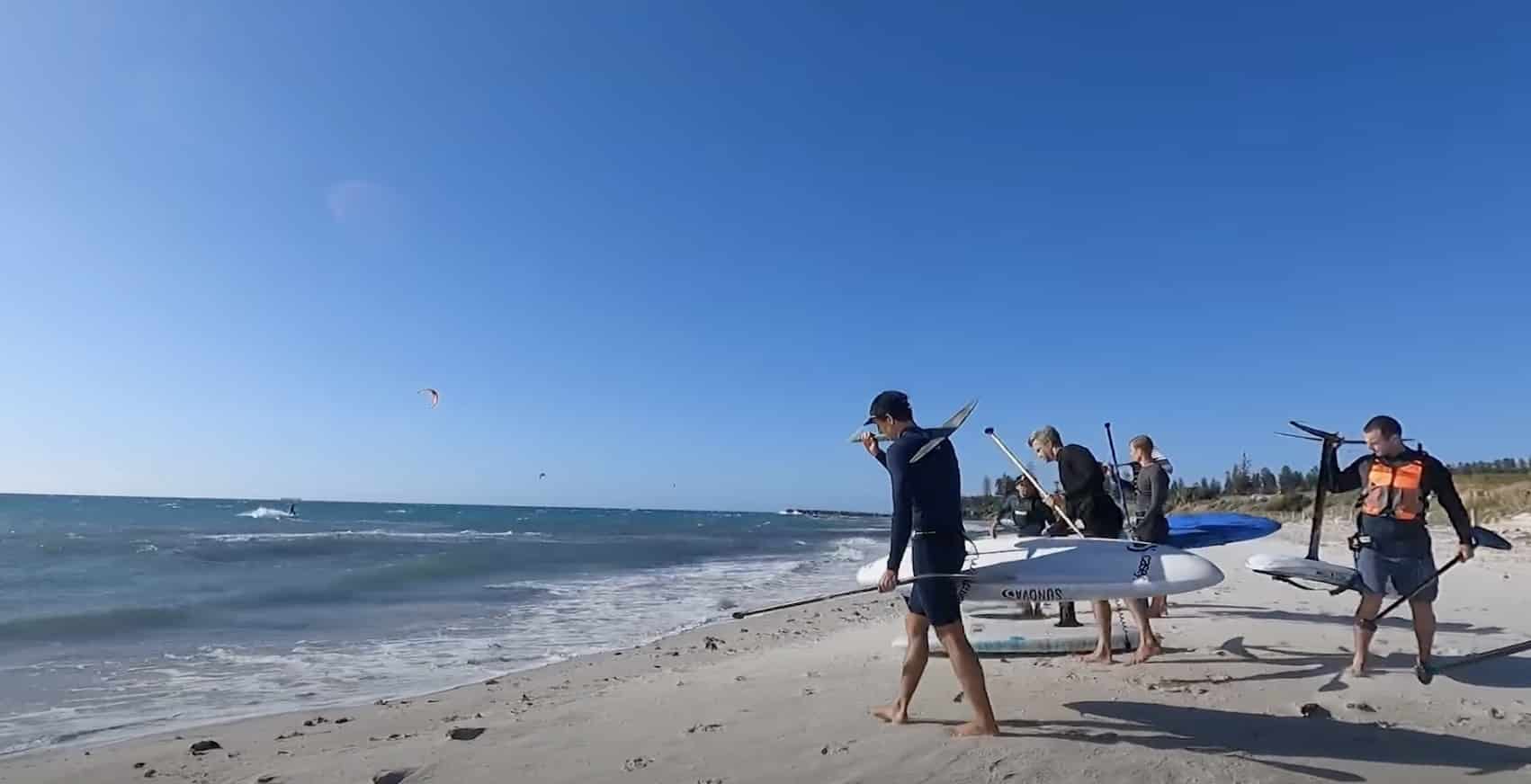 Downwind Foiling in Perth with James Casey - SUPboarder Magazine