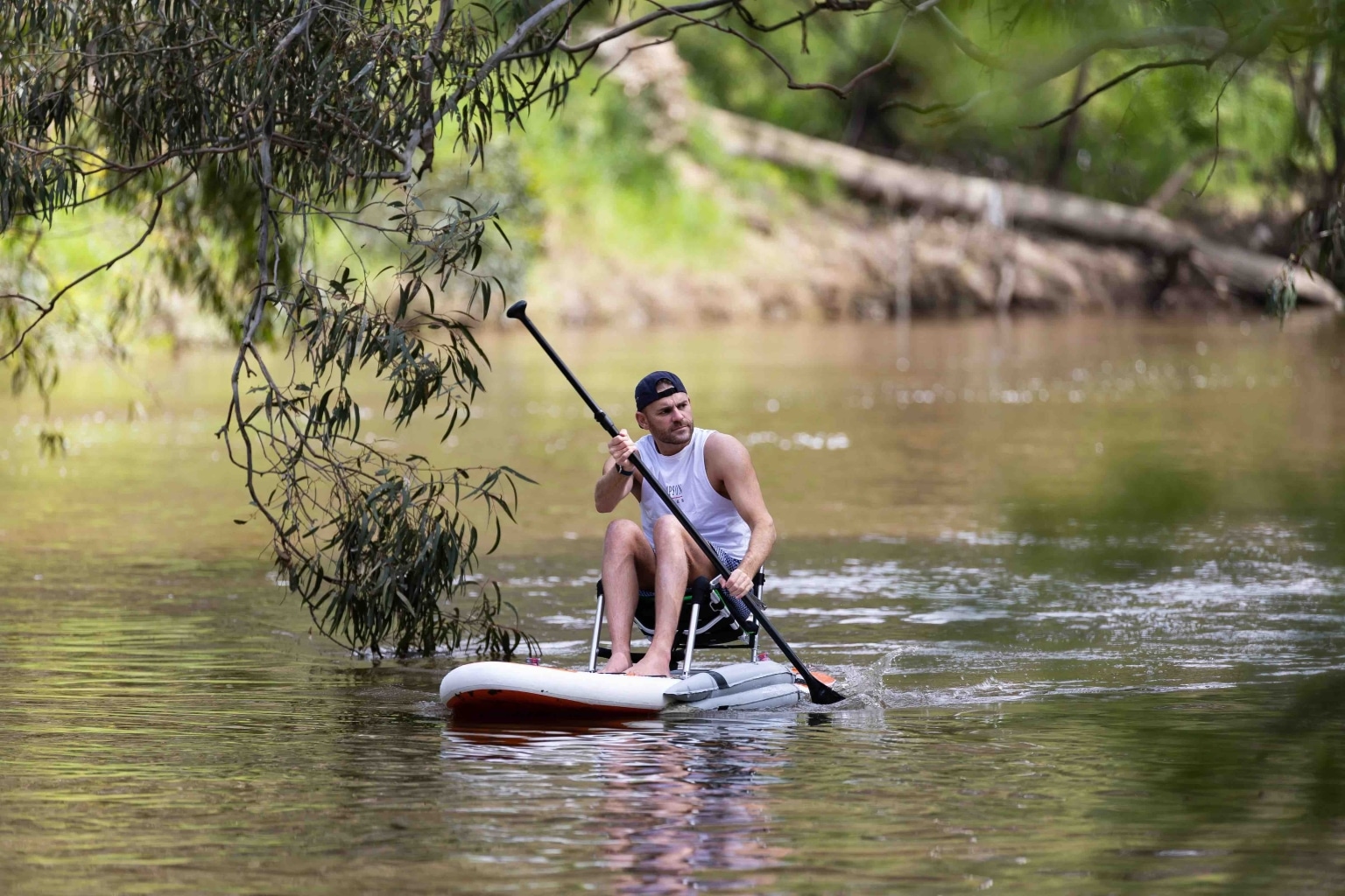 Push Sit Down Paddleboard for Wheelchair Users - SUPboarder Magazine