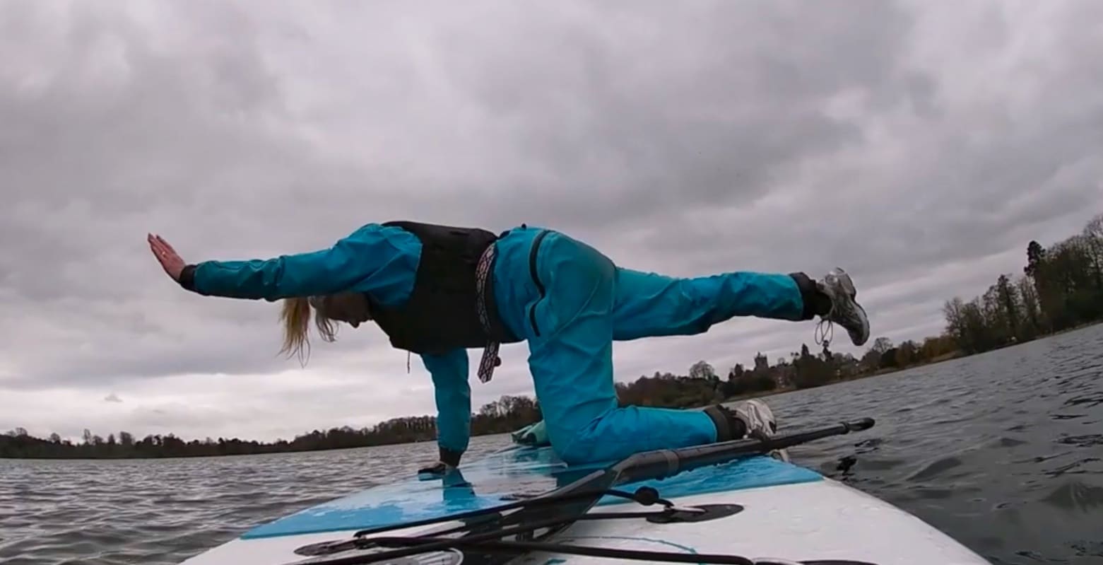 Onboard SUP Workout with Carole Main - Mainly Pilates - SUPboarder Magazine