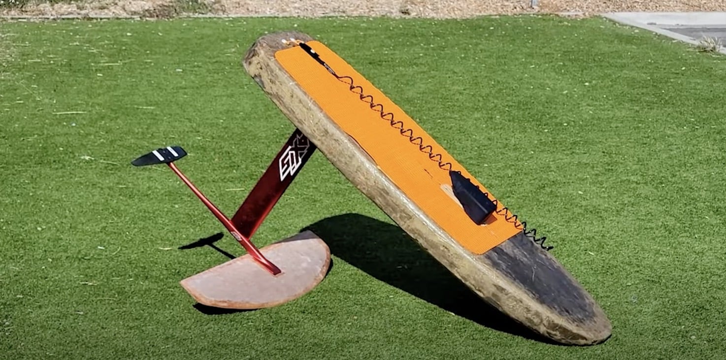 Building Your Own Wooden Front Foil Wing with Clay Island - SUPboarder ...