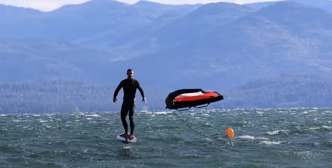 Learn to ride swell - Downwind Foiling Wing Leash - SUPboarder Magazine