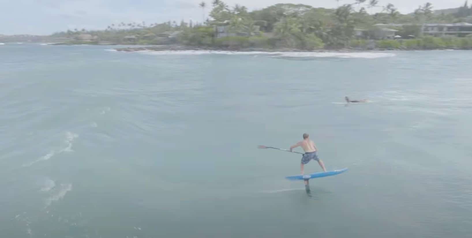 Zane Schweitzer Foil Surfing The Starboard Ace - SUPboarder Magazine