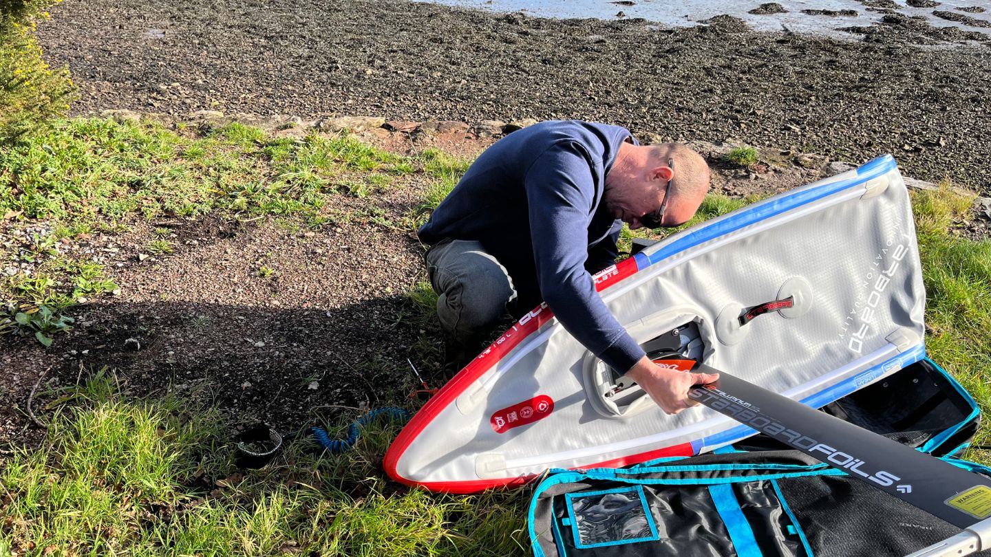 Our 'First Look' of the Starboard Ace foil inflatable : SUPboarder ...