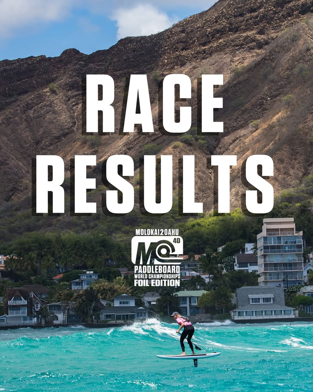 Molokai 2 Oahu 2025 - Foil Race Results - SUPboarder Magazine